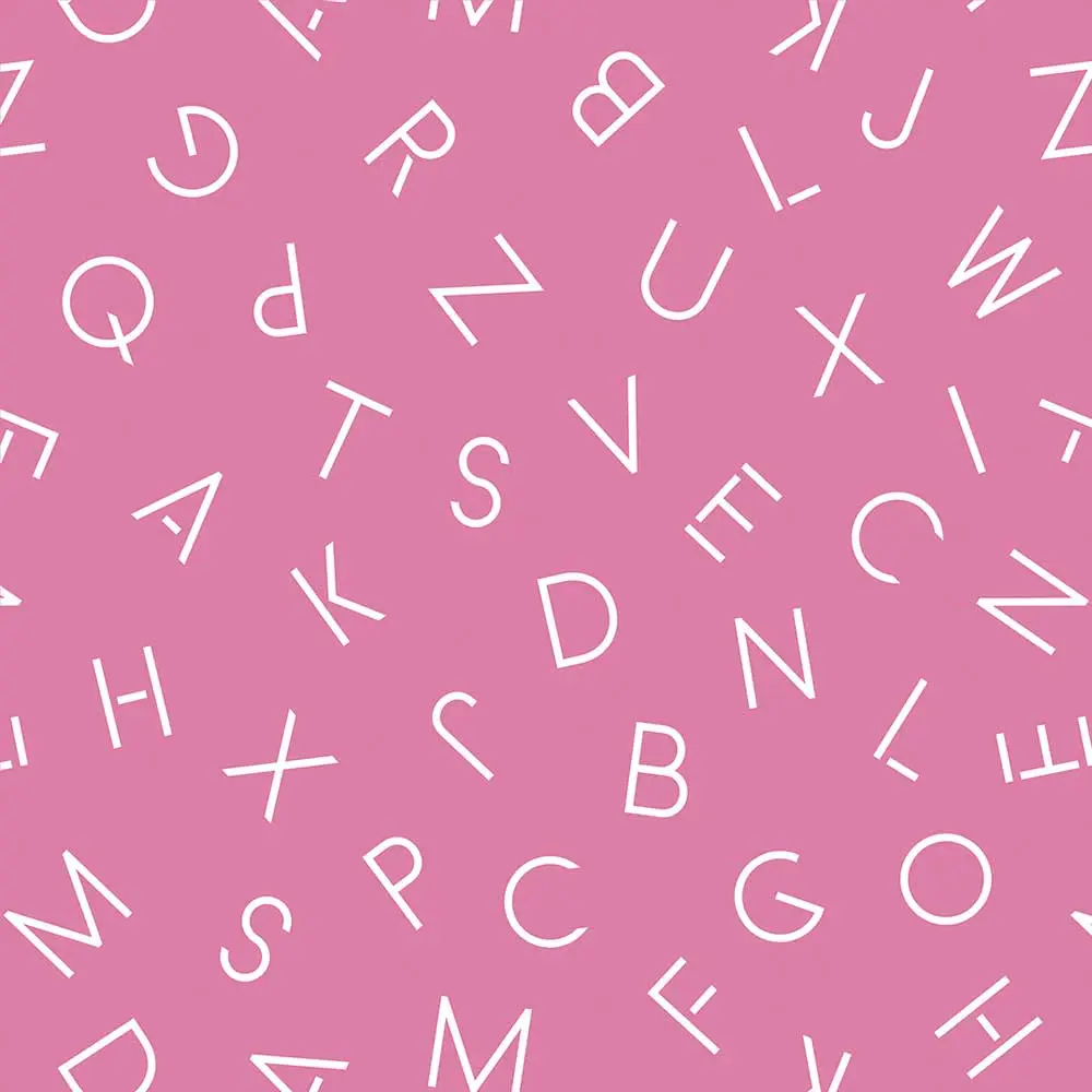 Alphabet Letters Stick Wallpaper - Multicolor Studio
