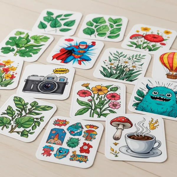 Custom Rounded Corner Stickers - Multicolor Studio